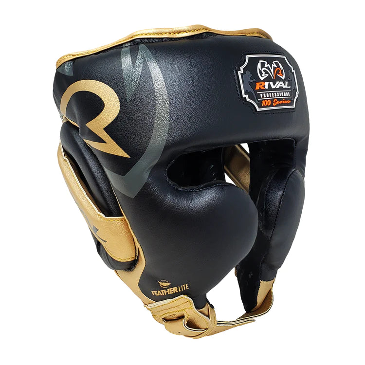 Rival RHG100 Kopfschutz Schwarz/Gold – Fightershop.ch